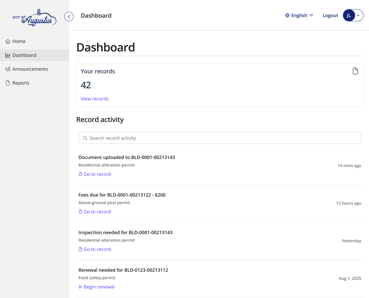 Enable or disable the Public Portal dashboard